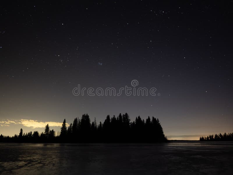 Night sky island stock photo. Image of star, colour - 215766770