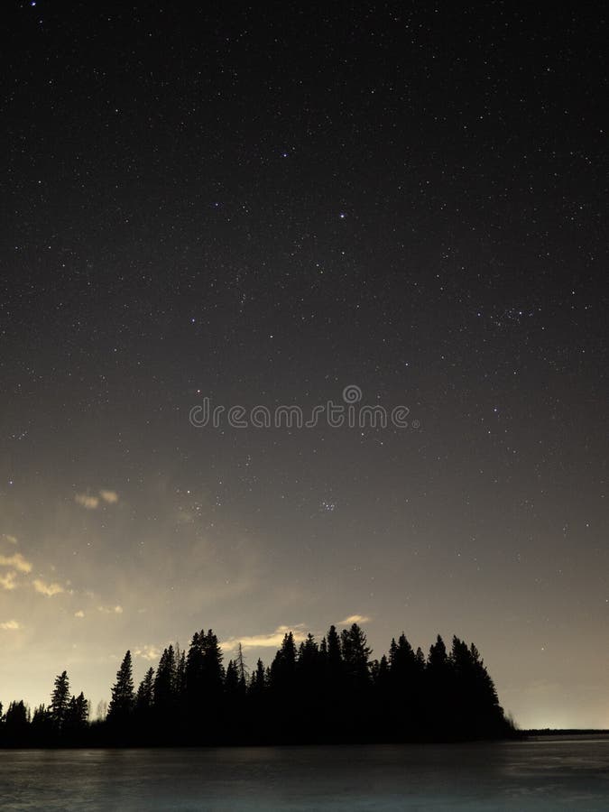 Night sky island cloud stock image. Image of cloud, island - 215766779