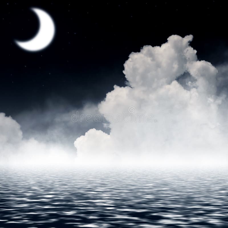 Night sky stock photo. Image of peaceful, ocean, calm - 70211746