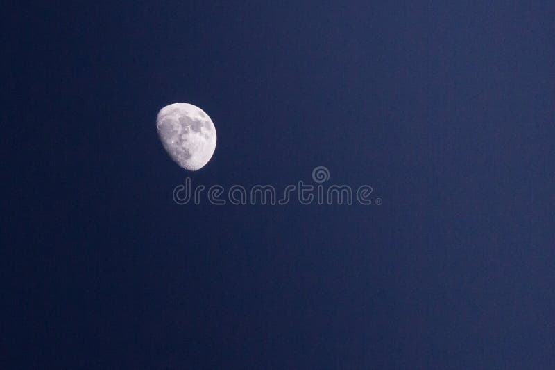 Night Sky with Moonlight and Reflecting Space Stock Photo - Image of ...