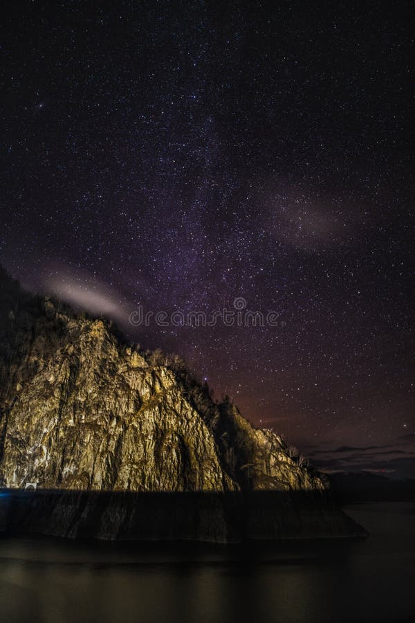 Night sky scenery stock photo. Image of astrophotography - 107363882