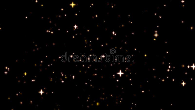 Night Sky with Shining Stars Seamless Pattern. Stock Illustration ...
