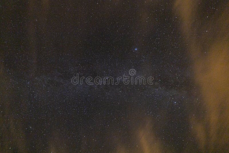 Night Sky with Shiny Stars in Poland Stock Image - Image of search ...