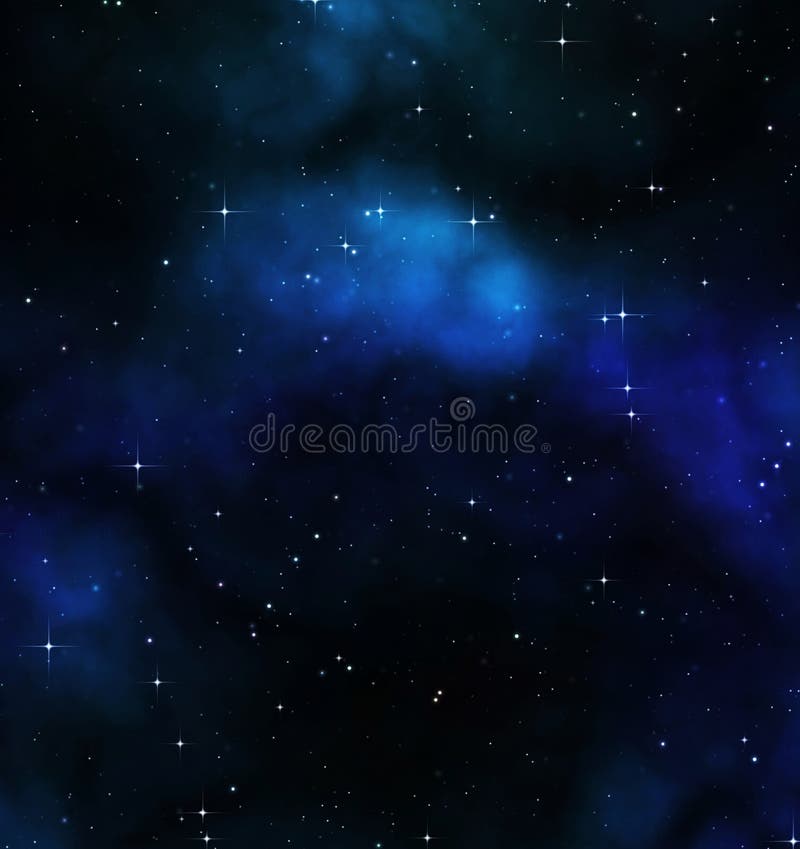 Earth Planet in Deep Outer Space Stock Illustration - Illustration of ...