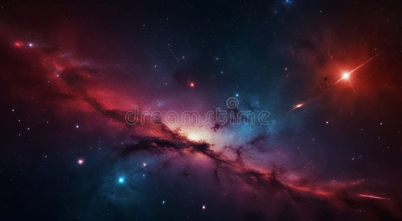 Night Sky with Stars and Milky Way. Elements of this Image Furnished ...