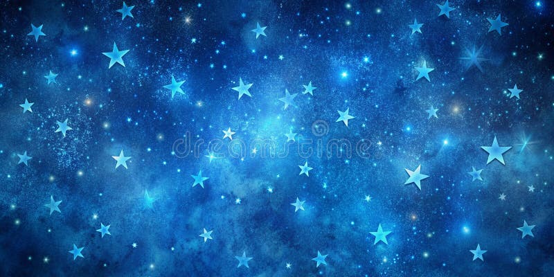 Night Sky with Stars Texture of Blue Sky with Stars Overlight and Noise ...