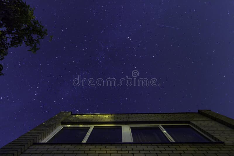 NIGHT SKY with STARS stock photo. Image of background - 66834204