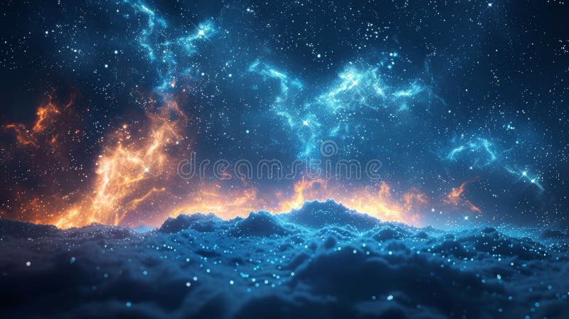 Cosmic Dreamscapes, Night Sky Twinkles with Auroras and Cosmic Vibes ... Cosmic Dreamscapes, Night Sky Twinkles with Auroras and Cosmic Vibes ...