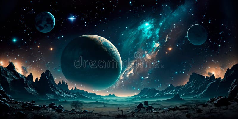 The Night Sky Twinkles with Stars and Planets, Reminding Us of the ...