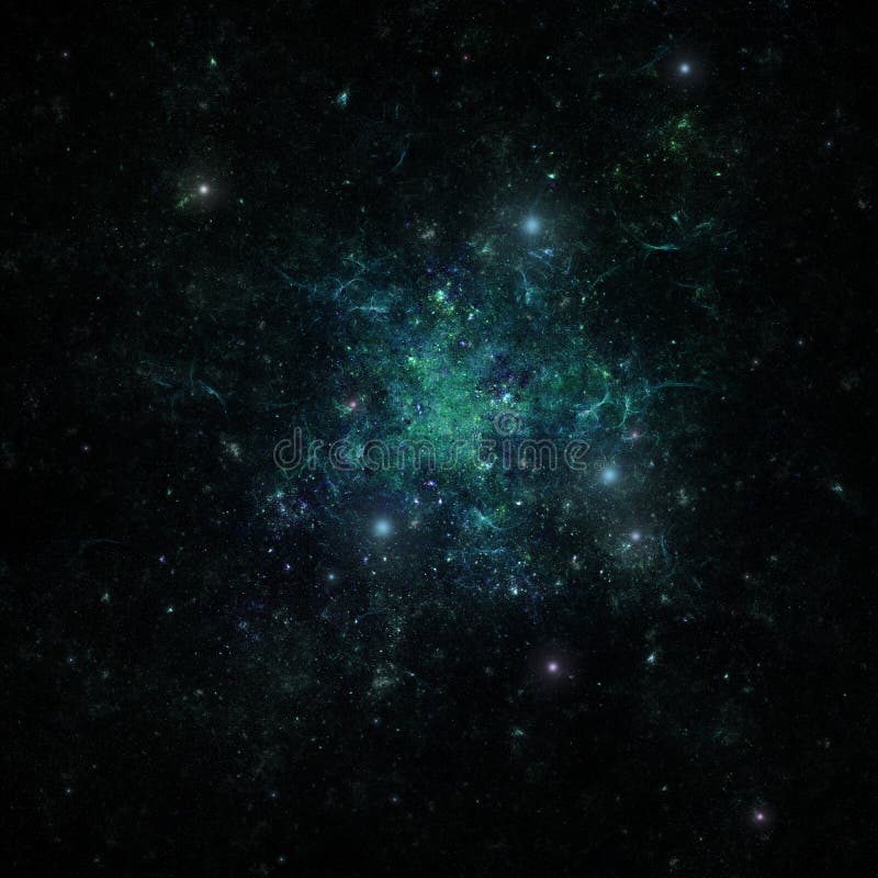 Night Sky - Universe Filled with Stars Stock Illustration ...