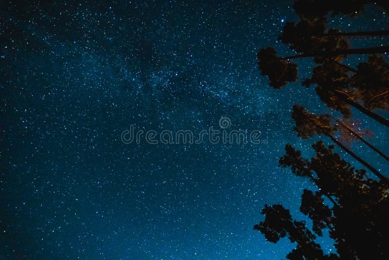 Night Sky with Visible Stars in a Remote Location Where You Can See ...