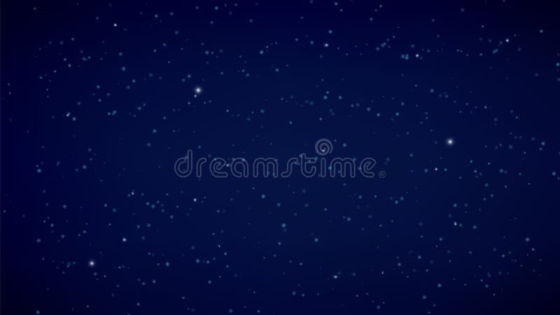 Night Starry Sky. Dark Blue Background, Space or Universe Banner Stock ...