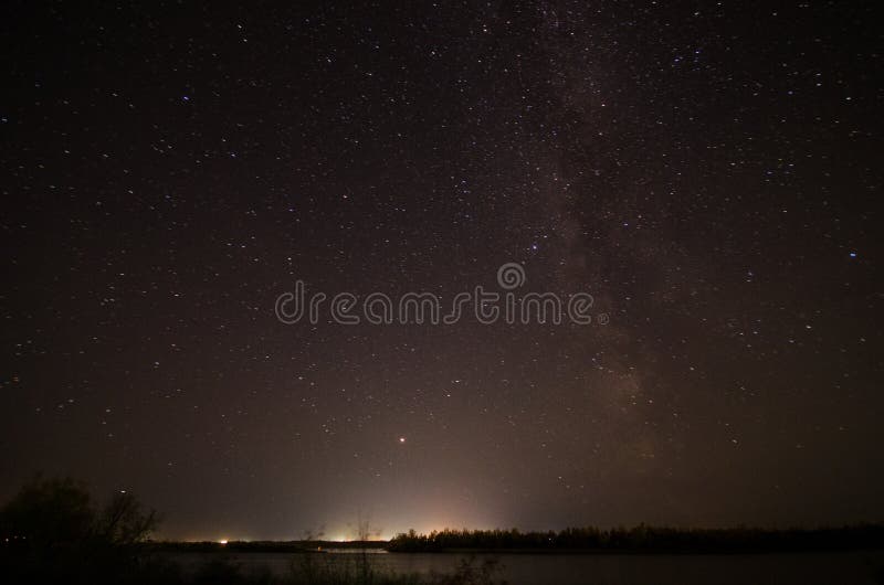 489 Starry Night Sky Over River Stock Photos - Free & Royalty-Free ...