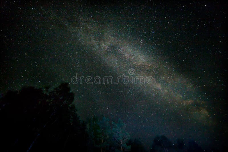 Night starry sky scene stock image. Image of star, clouds - 60097197