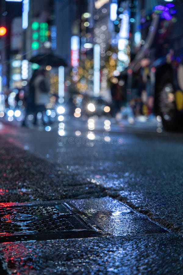 483 Tokyo Rain Night Stock Photos - Free & Royalty-Free Stock Photos ...