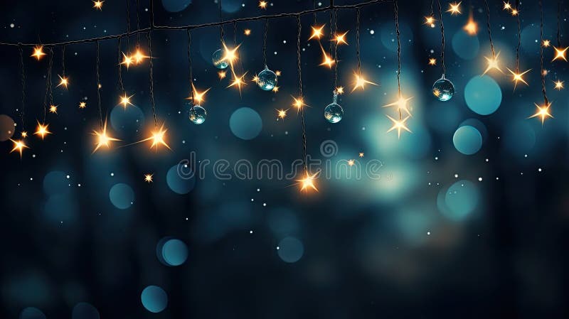 Night string of stars stock illustration. Illustration of nightscape ...