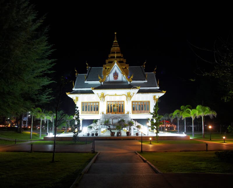 Night temple stock photo. Image of blue, asian, decoration - 11913290
