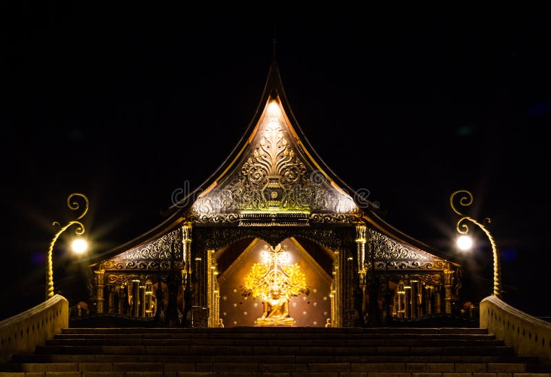 Night in the temple stock image. Image of cultures, inferno - 95062411