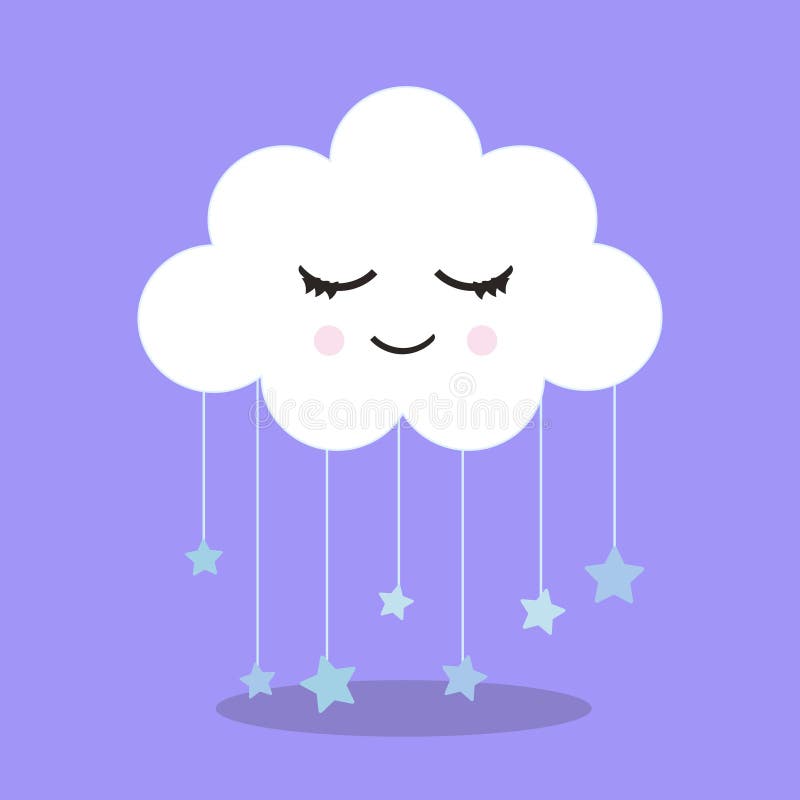 Night time cloud 04 stock vector. Illustration of graphic - 197987044