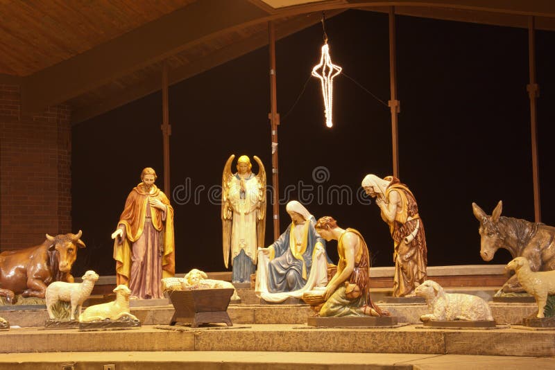 Night Time Picture of the Capital Building in Lansing Michigan Stock ...