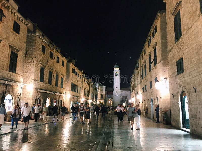 Night time editorial photo. Image of night, town, travel - 64592361