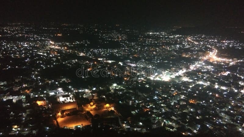 Night time town stock photo. Image of awesome, night - 119006736