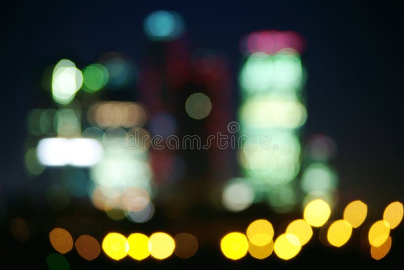 Night town stock image. Image of illuminated, dark, city - 18763521