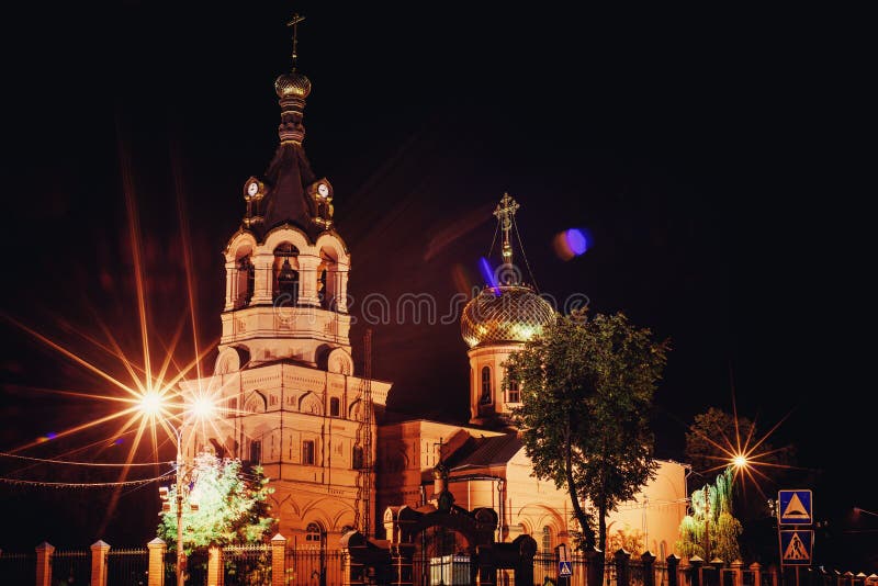 Night town stock image. Image of cityscape, town, landscape - 38728731