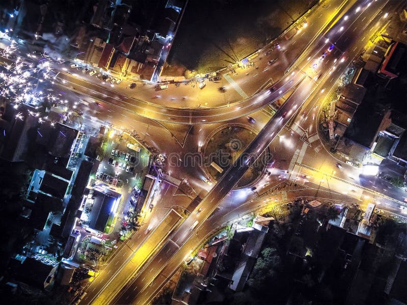 Night traffic stock image. Image of transportation, life - 92738541