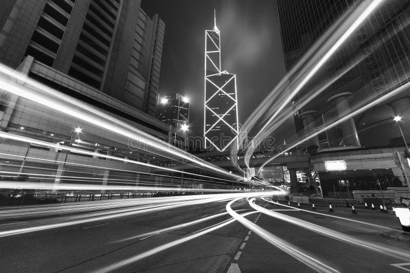 Night traffic in midtown stock photo. Image of midtown - 93315092