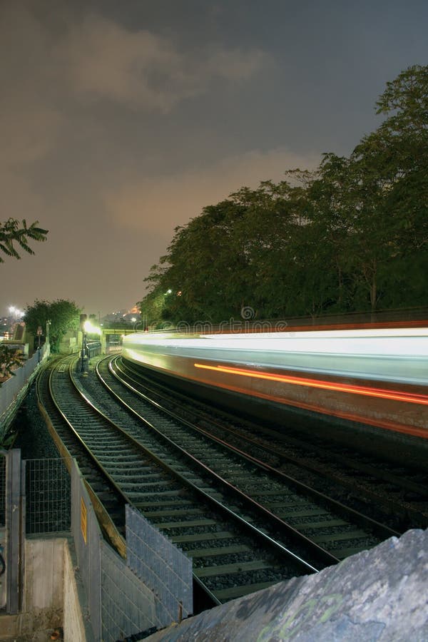 View from an express train stock image. Image of fast - 13023263