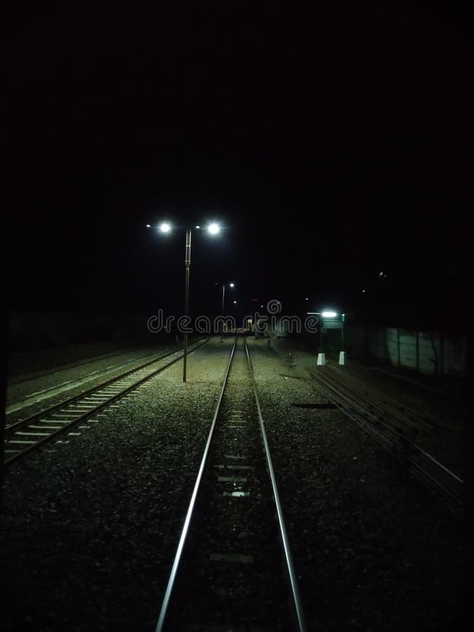 Night train editorial photo. Image of rail, shopping - 34475841