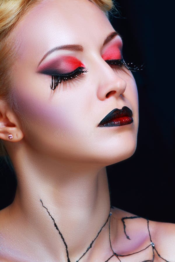 Night vampire style stock image. Image of devil, beauty - 34960355