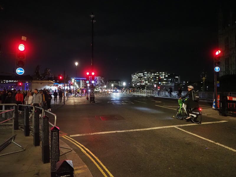 Night View of the City of London Editorial Photo - Image of ...
