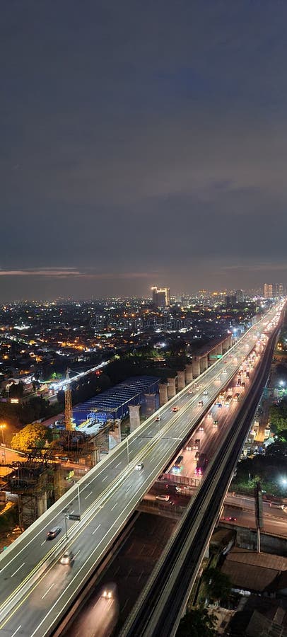 Elevated Highway Road stock photo. Image of horizon - 206970164