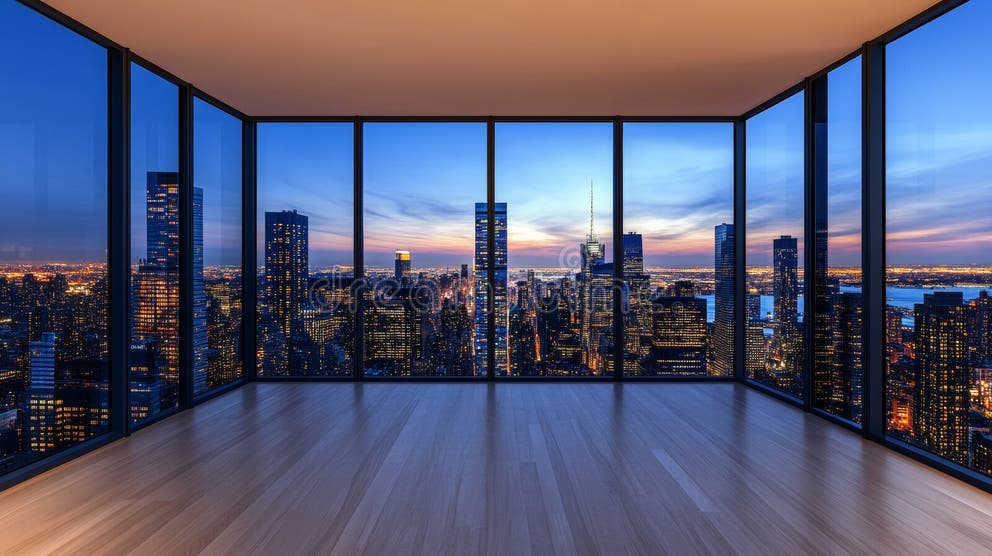 A Night View of a Futuristic City Skyline Enhanced with Bright Data ...