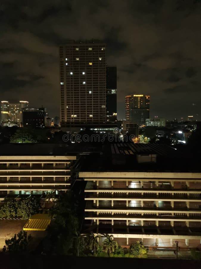 Night View from Hotel of Medan North Sumatera Editorial Photography ...