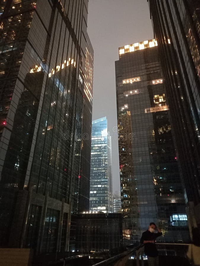 Night View in Jakarta Indonesia is Cool Editorial Stock Photo - Image ...