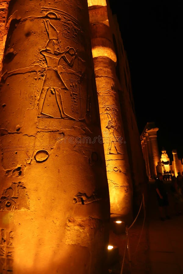 Luxor Temple - Egypt editorial stock image. Image of april - 110630484