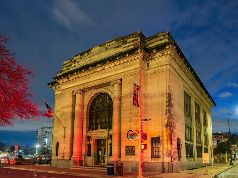 Night View of the Mexican Consulate Editorial Photography - Image of ...