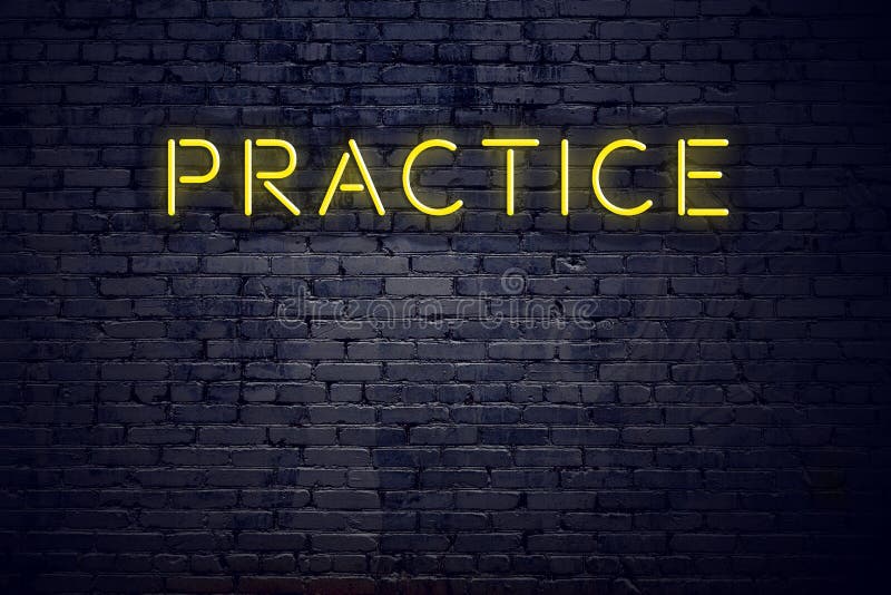 Practice Neon Stock Illustrations – 689 Practice Neon Stock ...