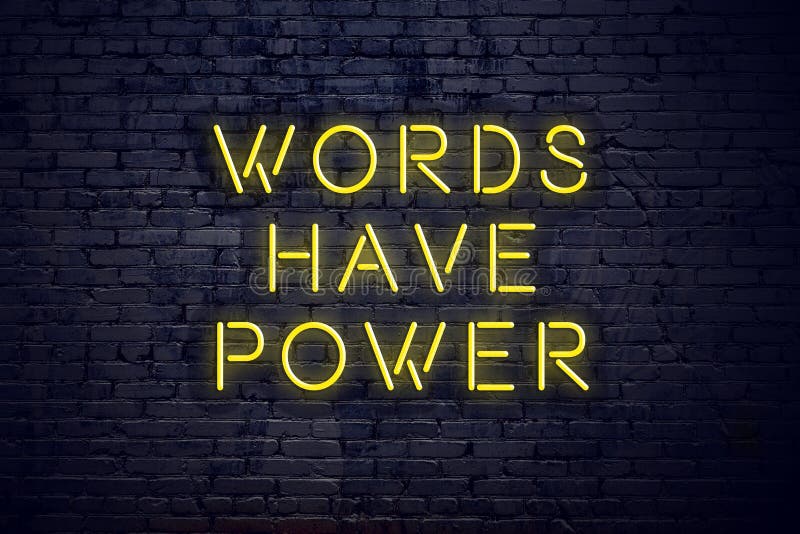 Words Have Power Stock Illustrations – 367 Words Have Power Stock ...