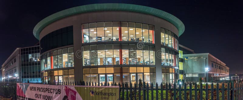 Night View of Northampton College Recruiting Sign Editorial Photo ...