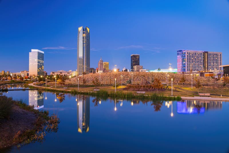 204 Oklahoma City Skyline Night Stock Photos - Free & Royalty-Free ...