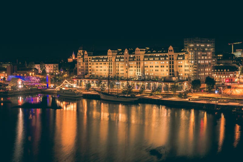 622 Night View Cityscape Oslo Norway Stock Photos - Free & Royalty-Free ...