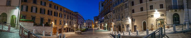 Night View of Piazza Del Plebiscito in Ancona Editorial Image - Image ...