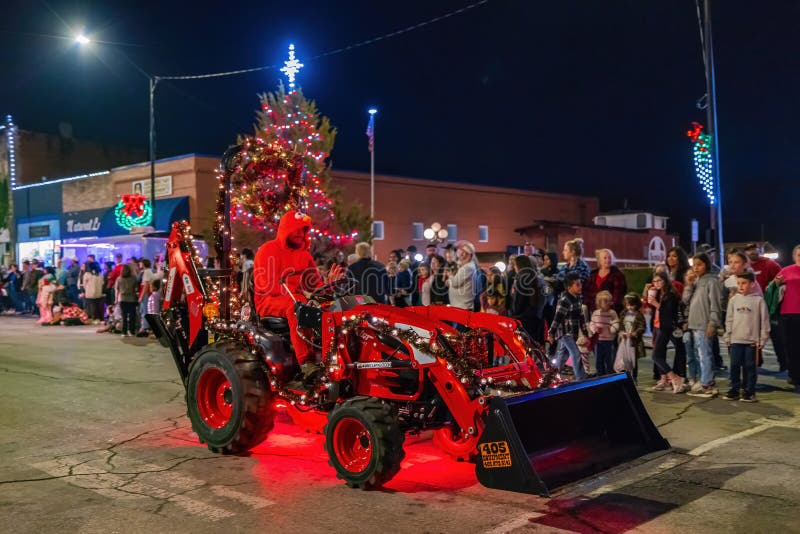 Night View of the Purcell`s Christmas Parade Editorial Image - Image of ...