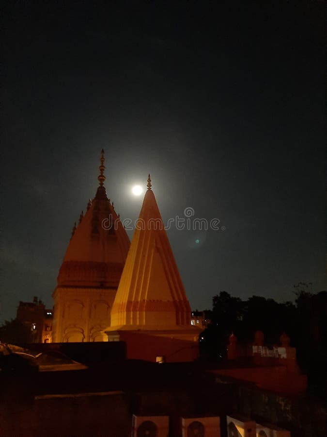 Night View of Raghunath Temple Stock Photo - Image of temple, raghunath ...