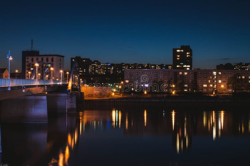 Night view editorial stock image. Image of buildings - 53548724