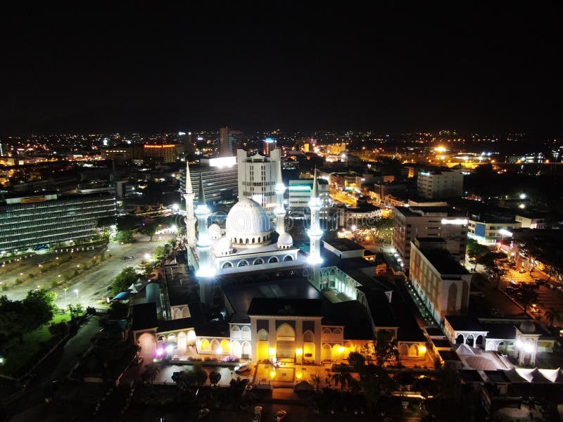 View of Kuantan Town, Kuantan, Pahang Malaysia at Dusk Stock Image ...
